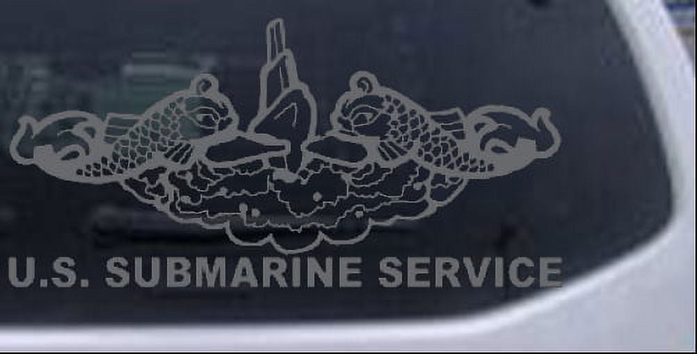 U.S. SUBMARINE SERVICE Car or Truck Window Decal Sticker - Walmart.com