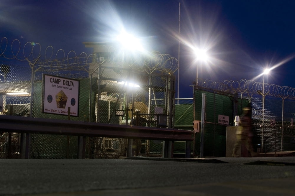 U.S. Sailor Exits A Controlled Entryway After Completing A 12-Hour ...