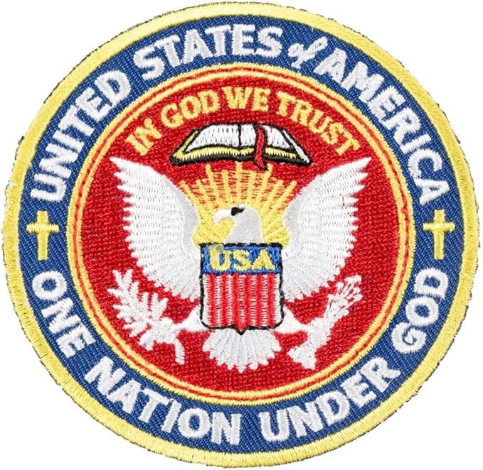 U.S. Seal One Nation Under God Patch, Patriotic Patches - Walmart ...