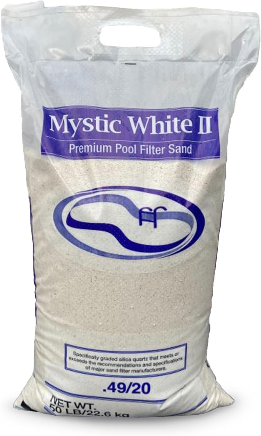 U.S. Silica 50 Pound Mystic White II Non-Corroding Non-Staining Premium ...