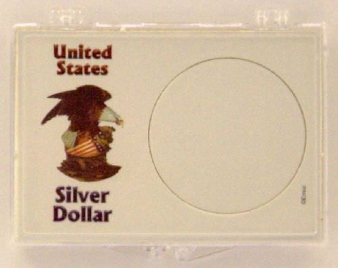 U.S. Silver Dollar 2X3 Coin Snap Lock Holders - Walmart.com