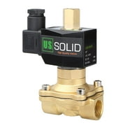 U. S. Solid IP65 Motorized Ball Valve 1/2 in NPT Full Port Stainless Steel AC 85-265V 2 Wire ...