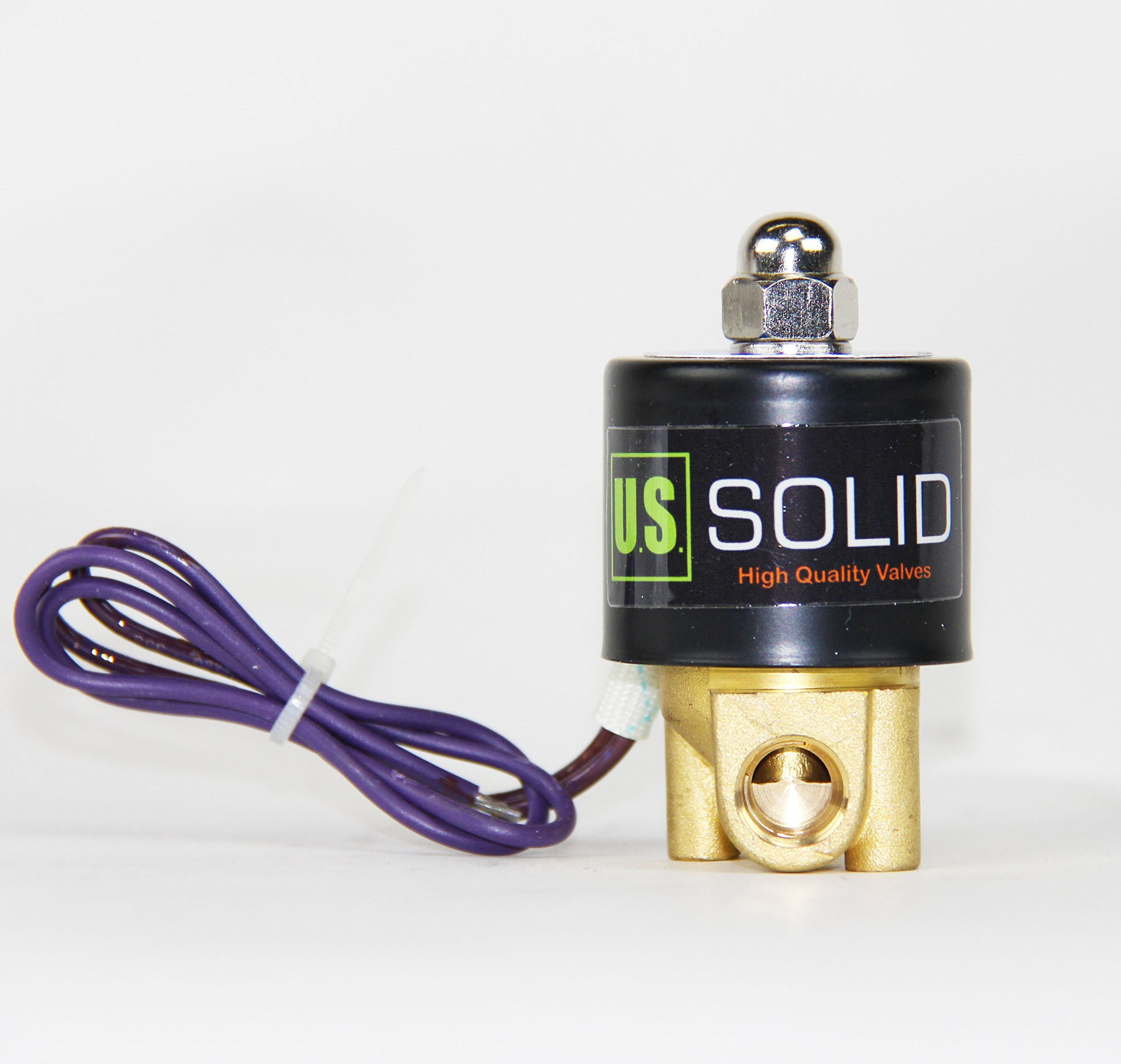 U.S. Solid Electric Solenoid Valve Direct Acting VITON Seal Normally ...