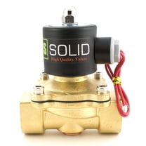 U.S. Solid Electric Solenoid Valve with Lead Wire DC 12V Stainless ...