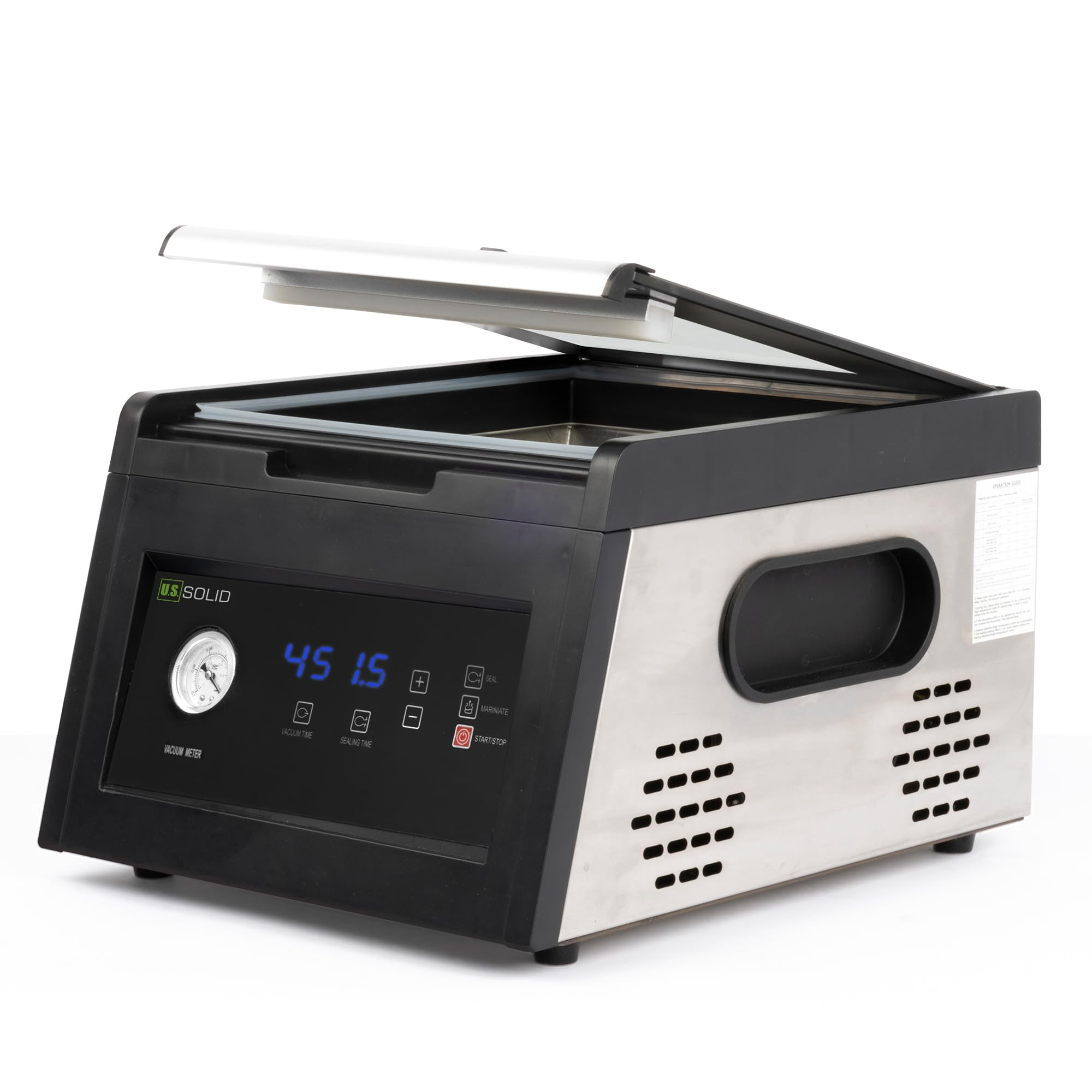 U.S. Solid 12" Chamber Vacuum Sealer, 900W Vacuum Packing Machine for ...