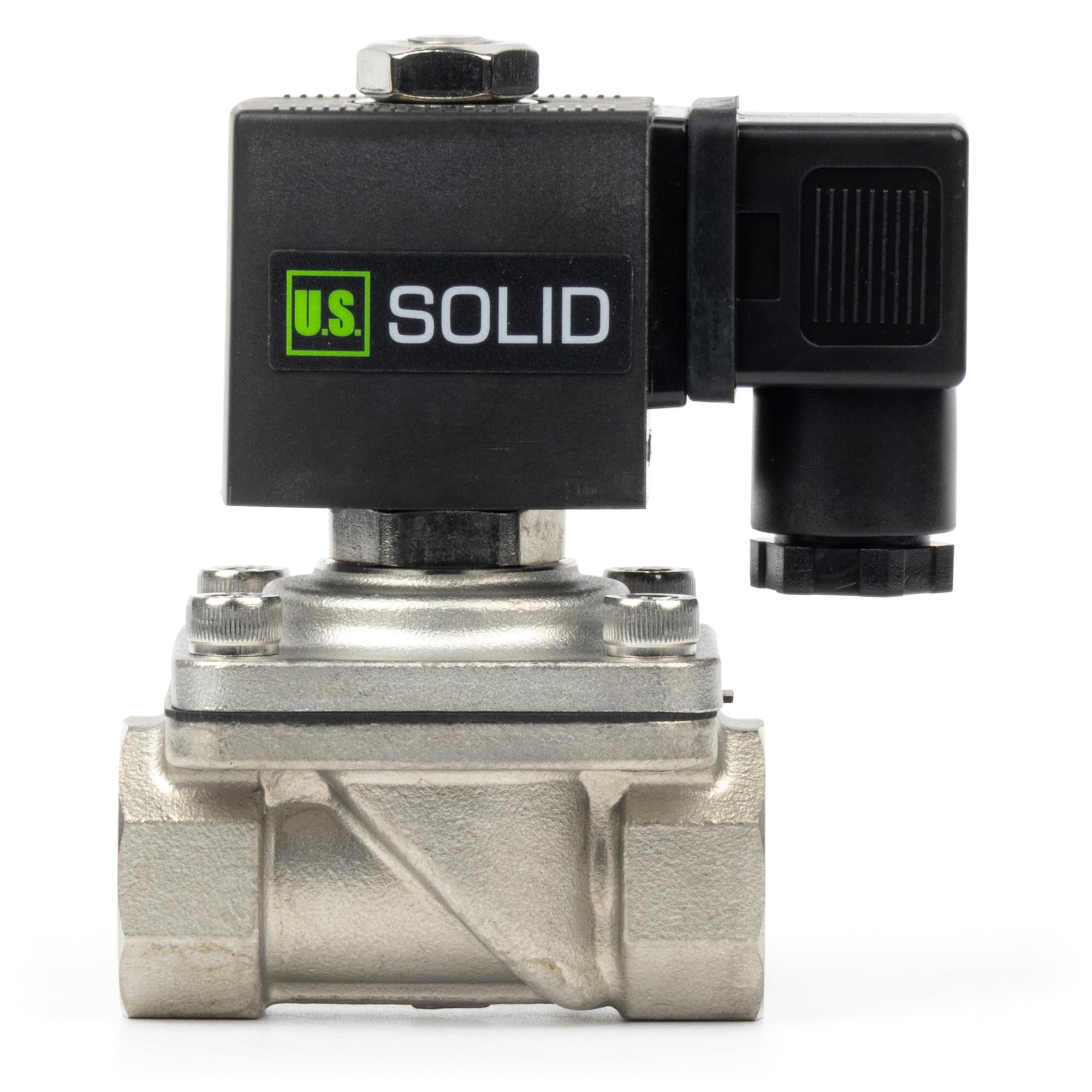 U.S. Solid Electric Solenoid Valve with Junction Box AC 110V Stainless Steel 3/4 inch - Walmart.com
