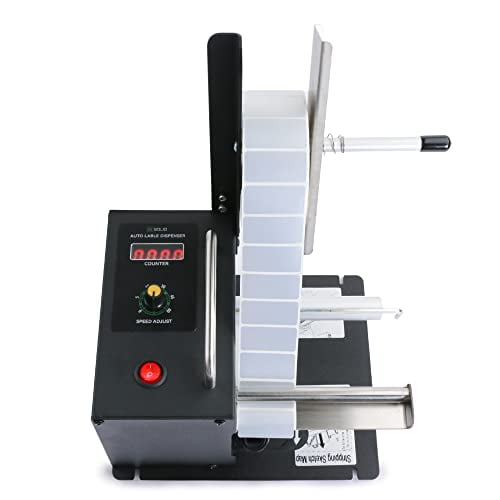 U.S. Solid Automatic Label Dispenser w/Counter - Speed Adjustable Label ...