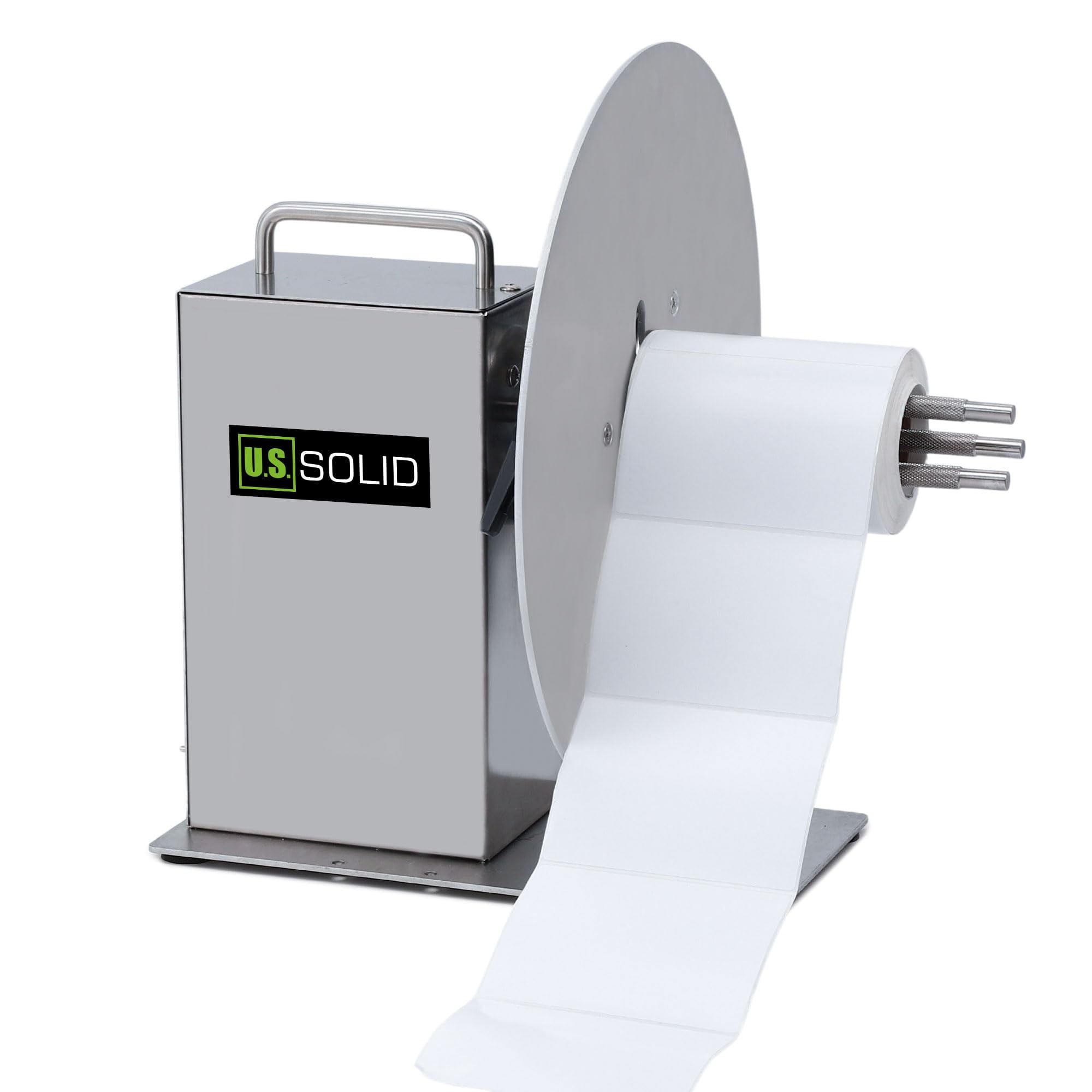 U.S. Solid Automatic Label Rewinder 1-4 inch Core Holder 5.9 inch Width ...