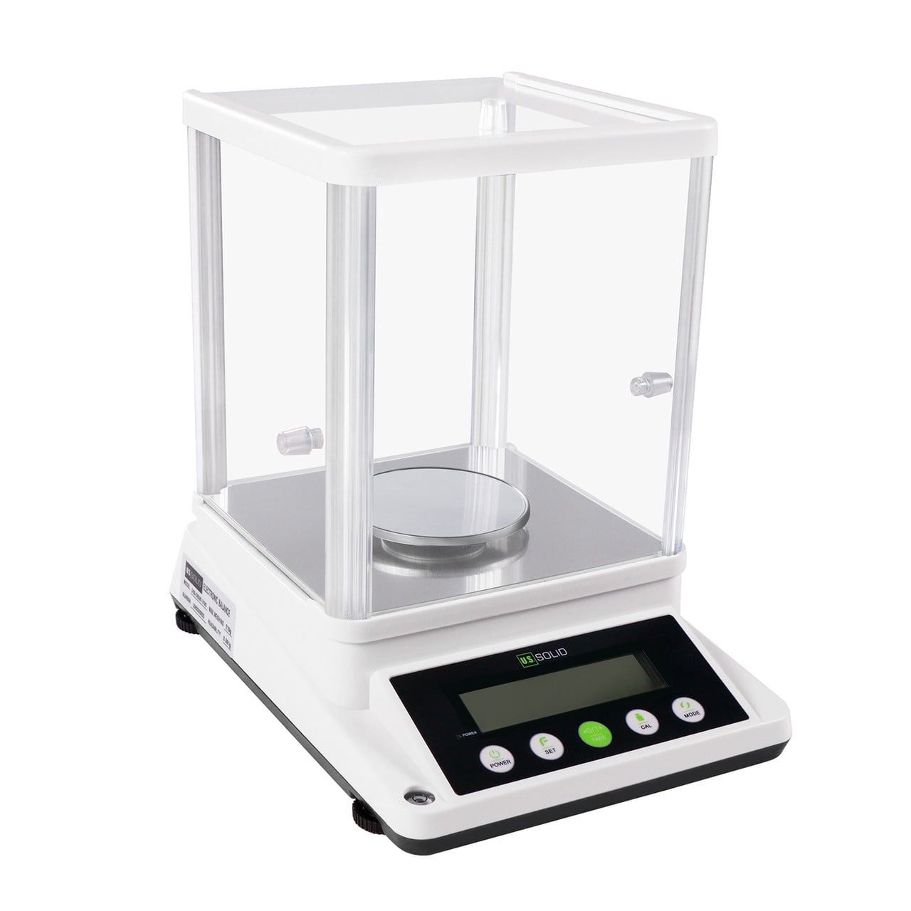 U.S. Solid Digital Analytical Balance 310g x 0.001g/1mg Electronic Lab Precision Scale with 1 ...