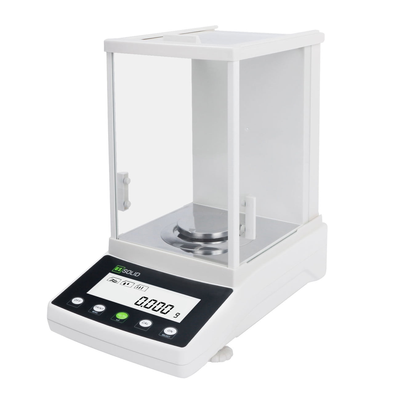 U.S. Solid Digital Analytical Balance 500g x 0.001g/1mg Electronic Lab ...