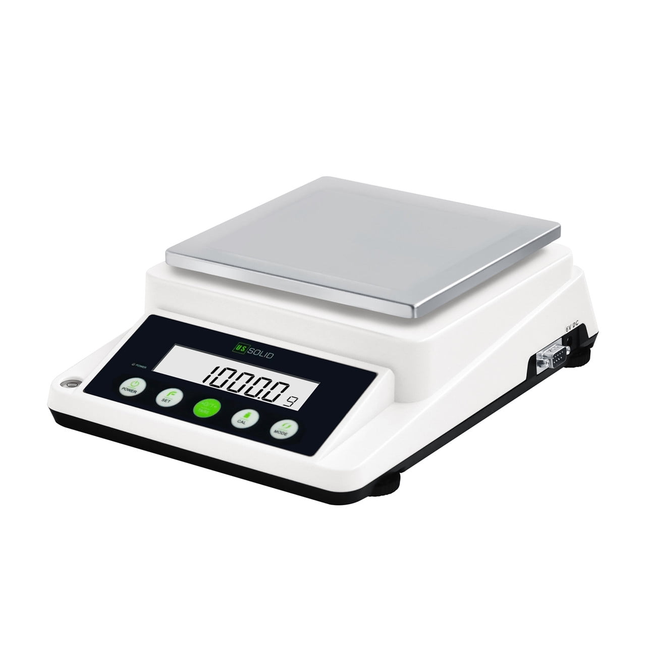 U.S. Solid Digital Analytical Balance 6.1kg/6100g x 0.1g Electronic Lab ...