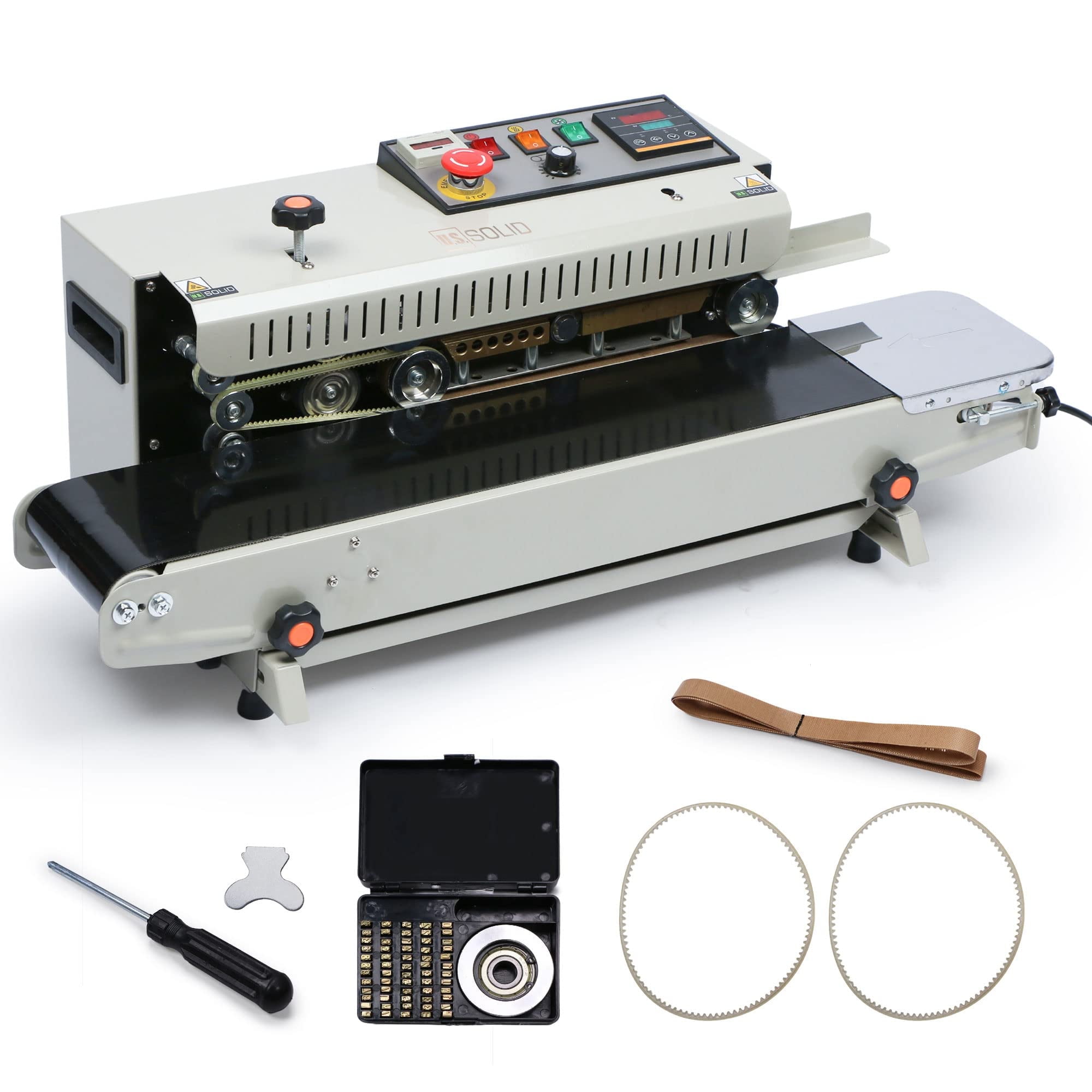 U.S. Solid Automatic Continuous Band Sealer Horizontal Bag Sealing ...