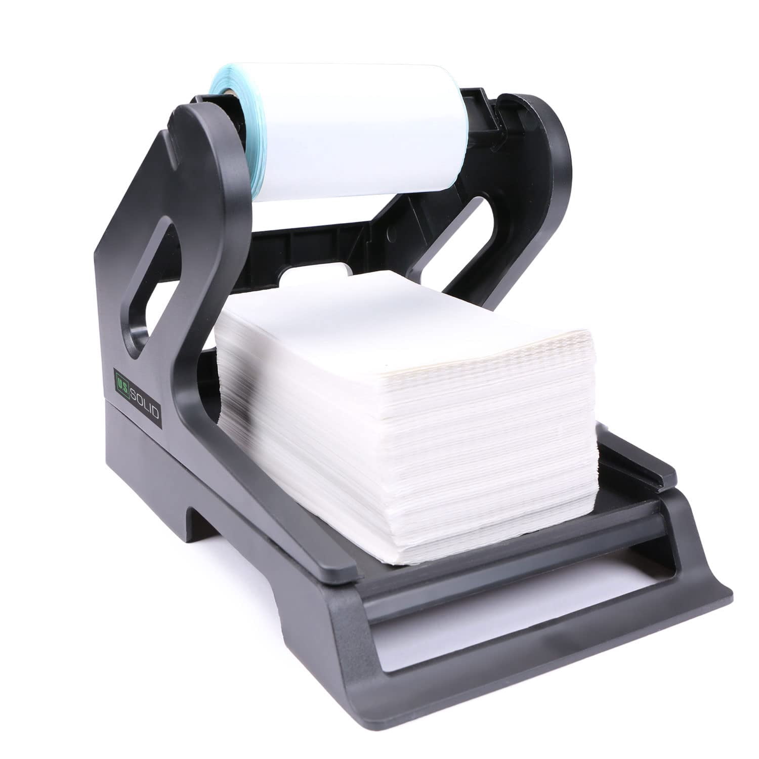 U.S. Solid Label Holder for Rolls and Fan-Fold Shipping Labels, 2 in 1 ...