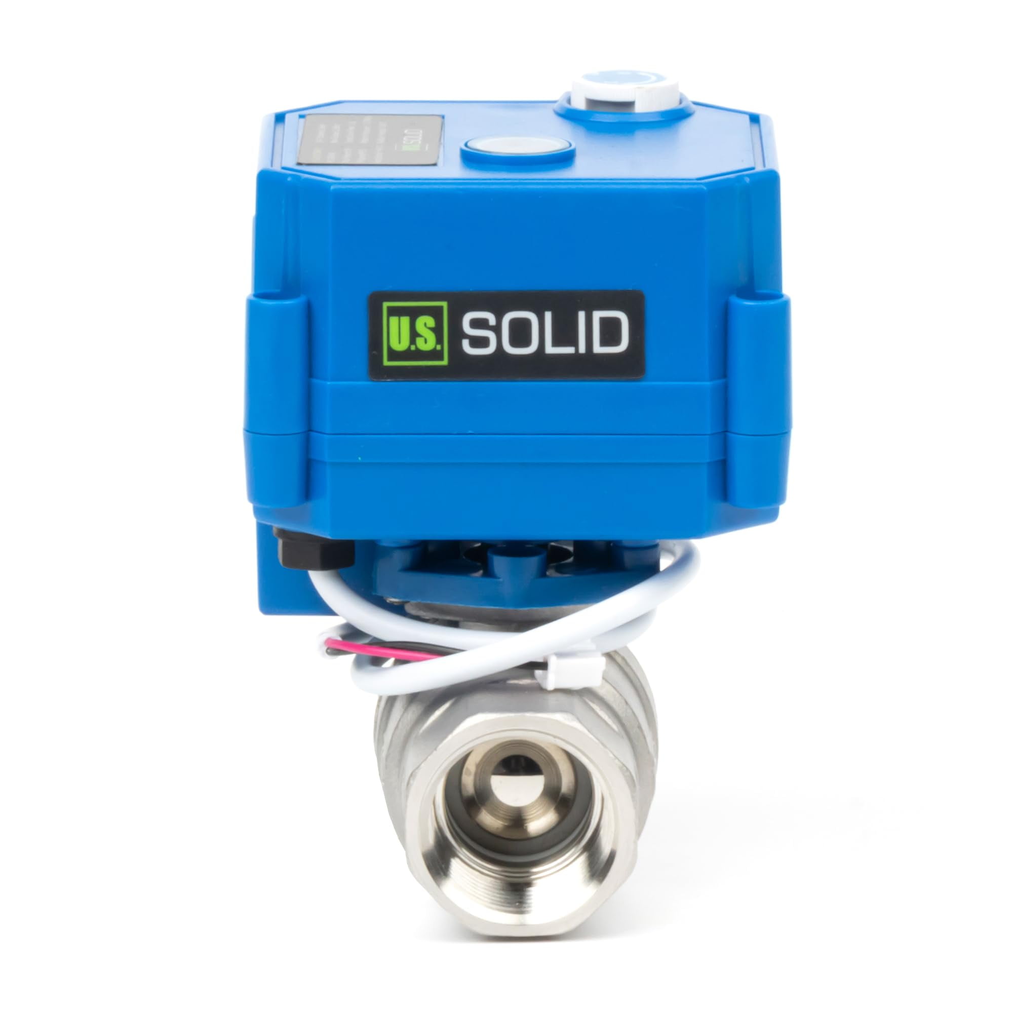 U. S. Solid IP65 Motorized Ball Valve with Hand Wheel 3/4 in NPT Full ...