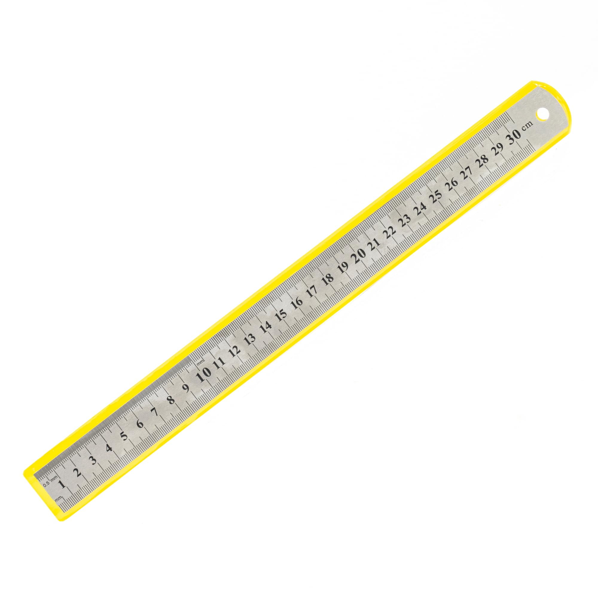 U.S. Solid Stainless Steel Metal Ruler, 12 inches, High Hardness, High ...