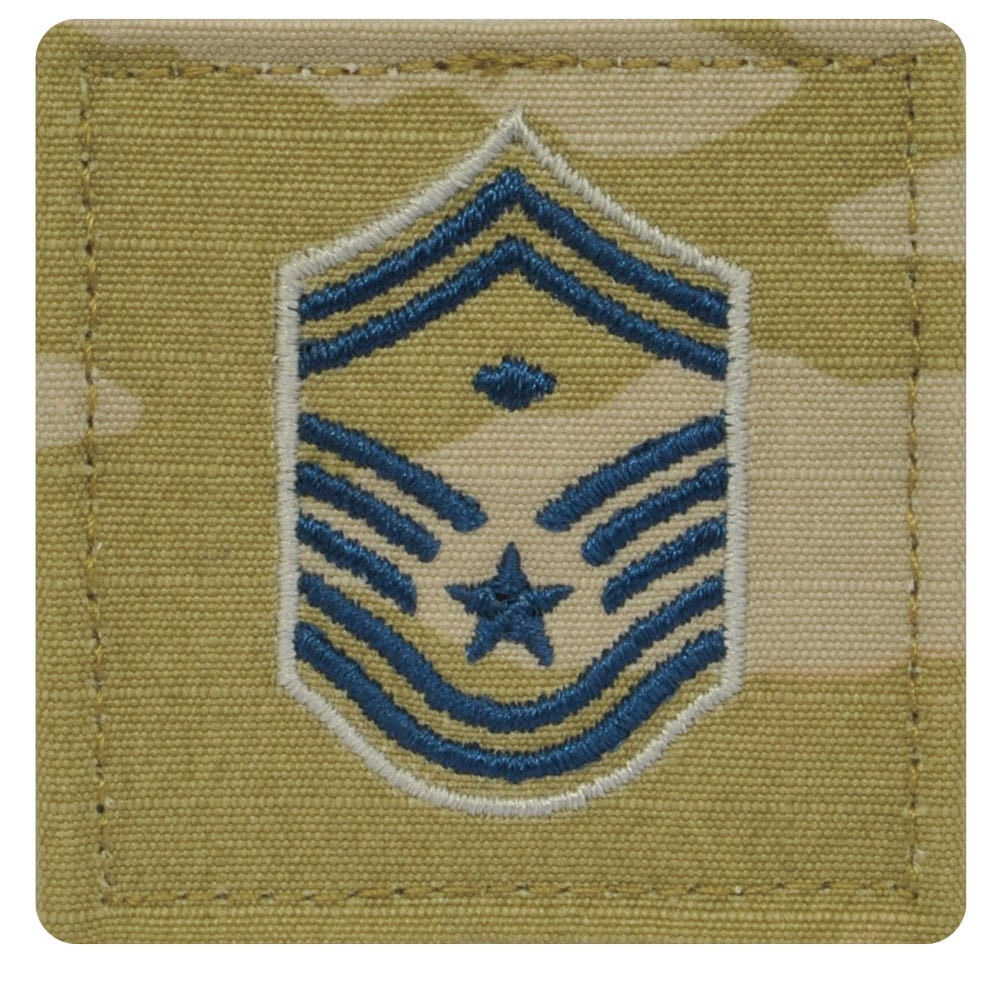 U.S. Space Force Embroidered OCP with Hook Rank Insignia Senior Master ...