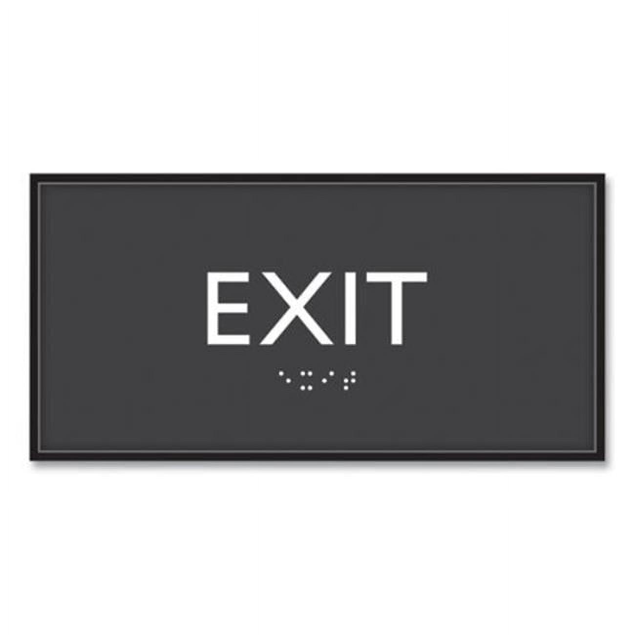 U.S. Stamp & Sign USS69922 4 x 4 in. Plastic Ada Sign Exit, Clear ...