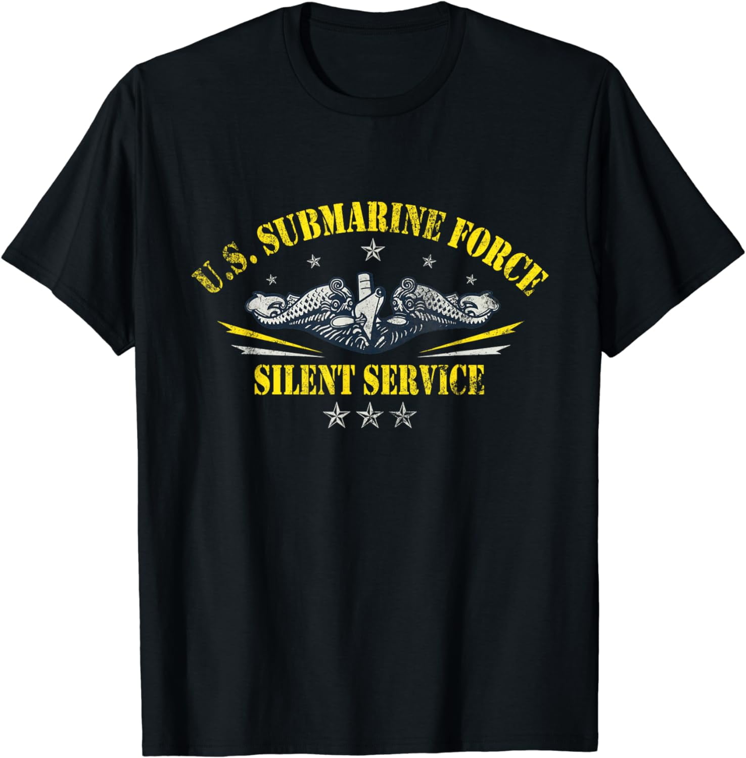 U.S Submarine Force Silent Service Patriotic Veterans Day T-Shirt ...