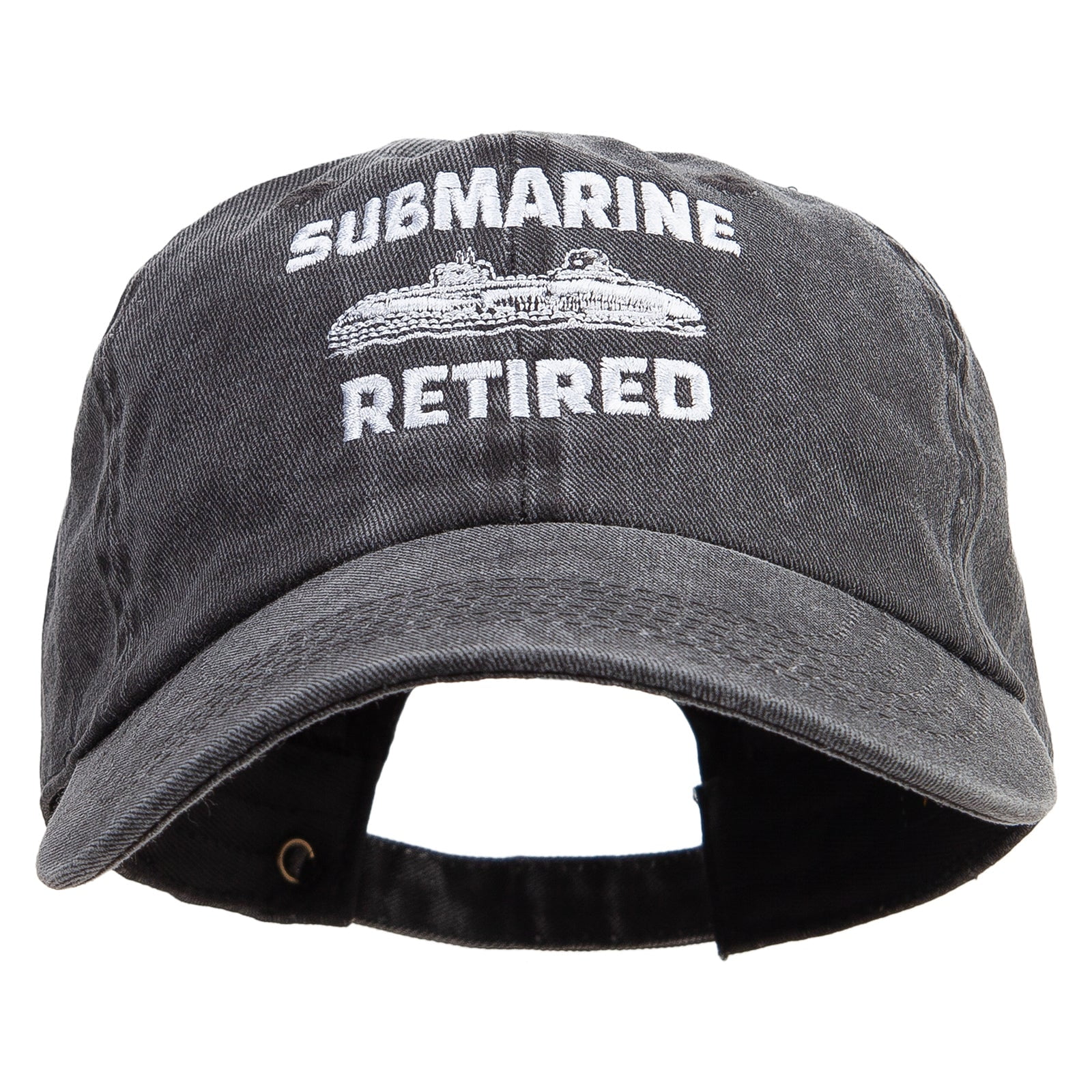 U.S. Submarine Retired Embroidered Unstructured Pigment Dyed Cotton Cap ...