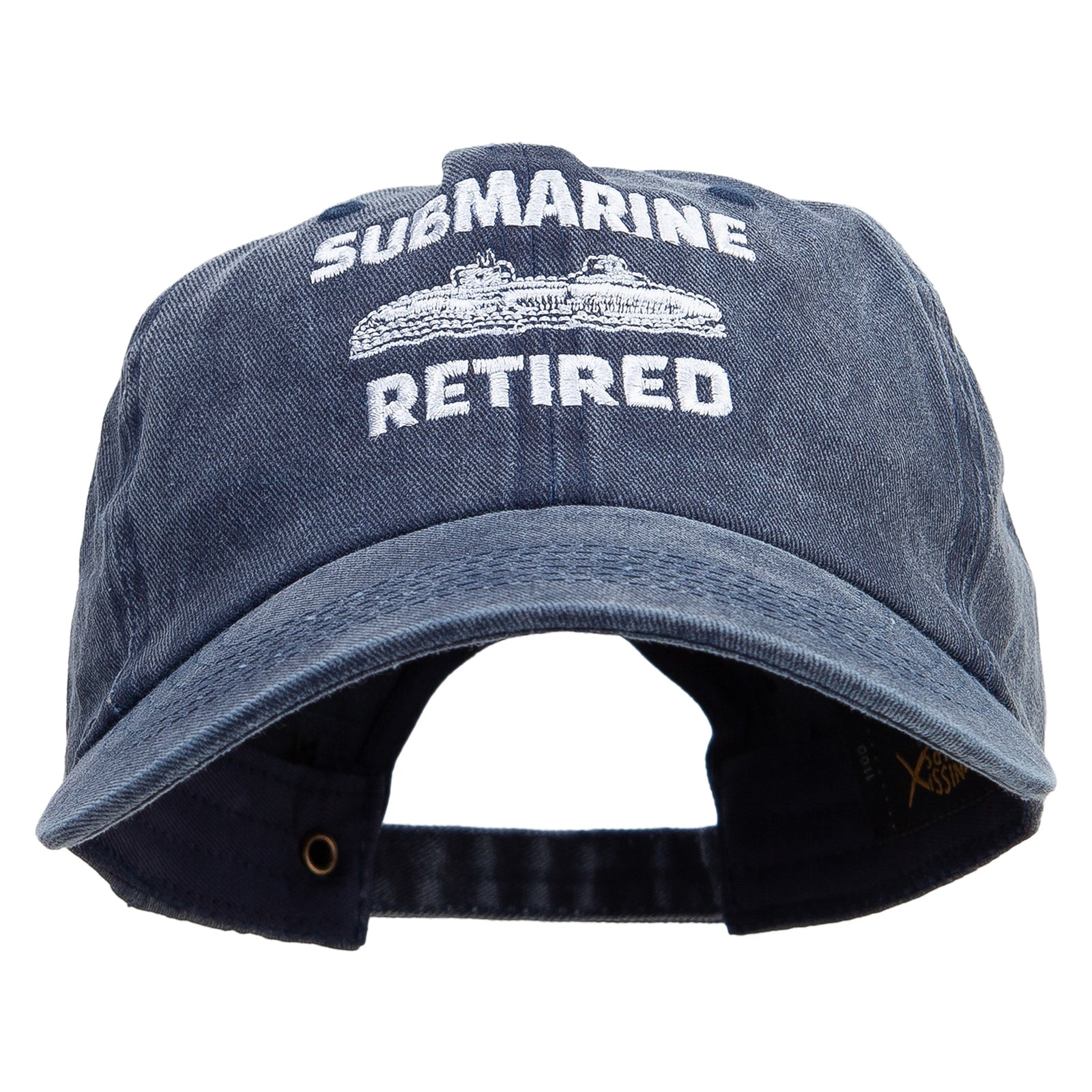 U.S. Submarine Retired Embroidered Unstructured Pigment Dyed Cotton Cap ...