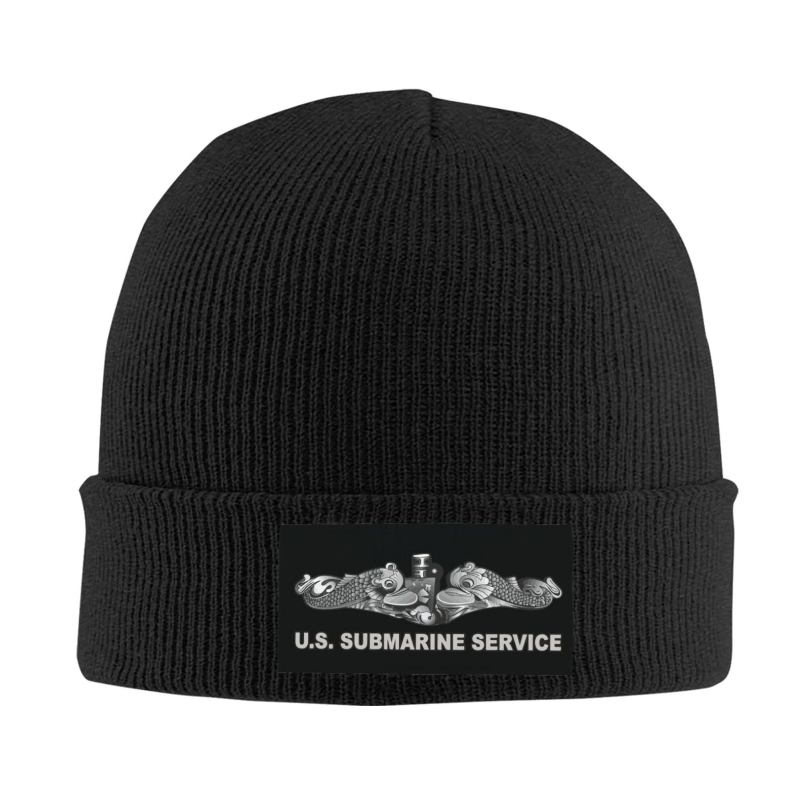 U.S. Submarine Service Men Women Knitted Hat Adult Knit Beanie For Fall ...