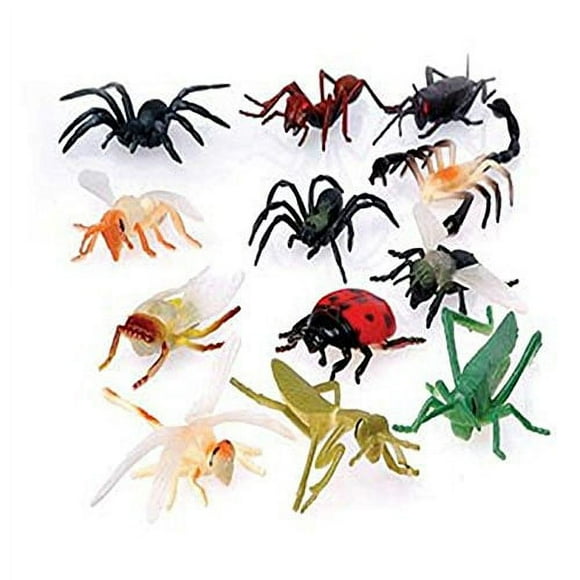 Toy Insects Collection Featuring Bugs Spiders and Butterflies for Kids