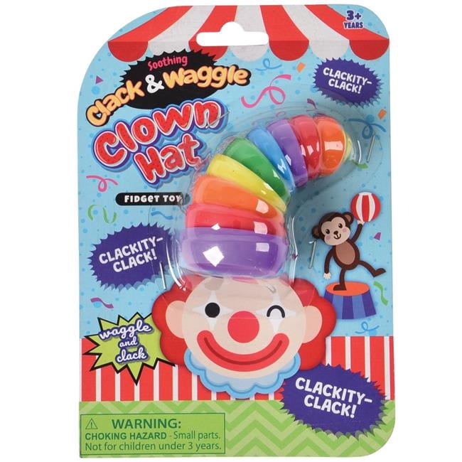 U.S.Toy 4979 Clack & Waggle Clown Hat - Box of 12 - Walmart.com