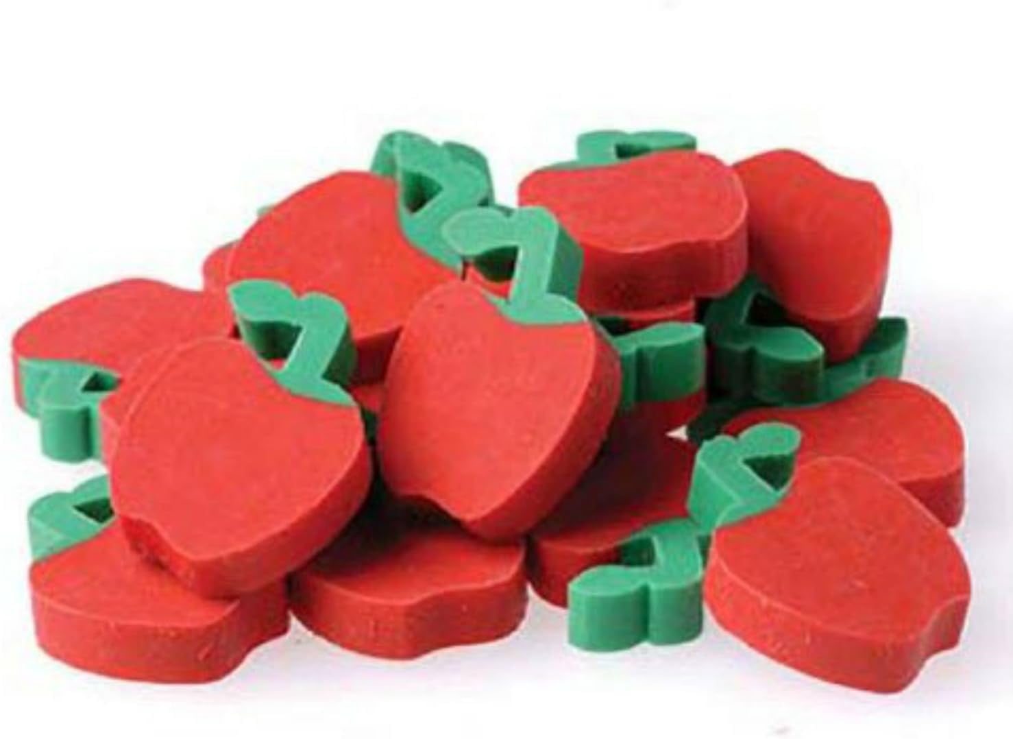 U.S. Toy Apple-Shaped Erasers – 144-Pack Mini Classroom Prizes ...