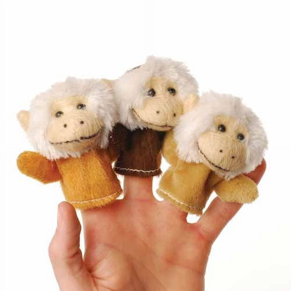 U.S. Toy Dozen 3 1/2" Assorted Monkey Finger Puppets - Walmart.com