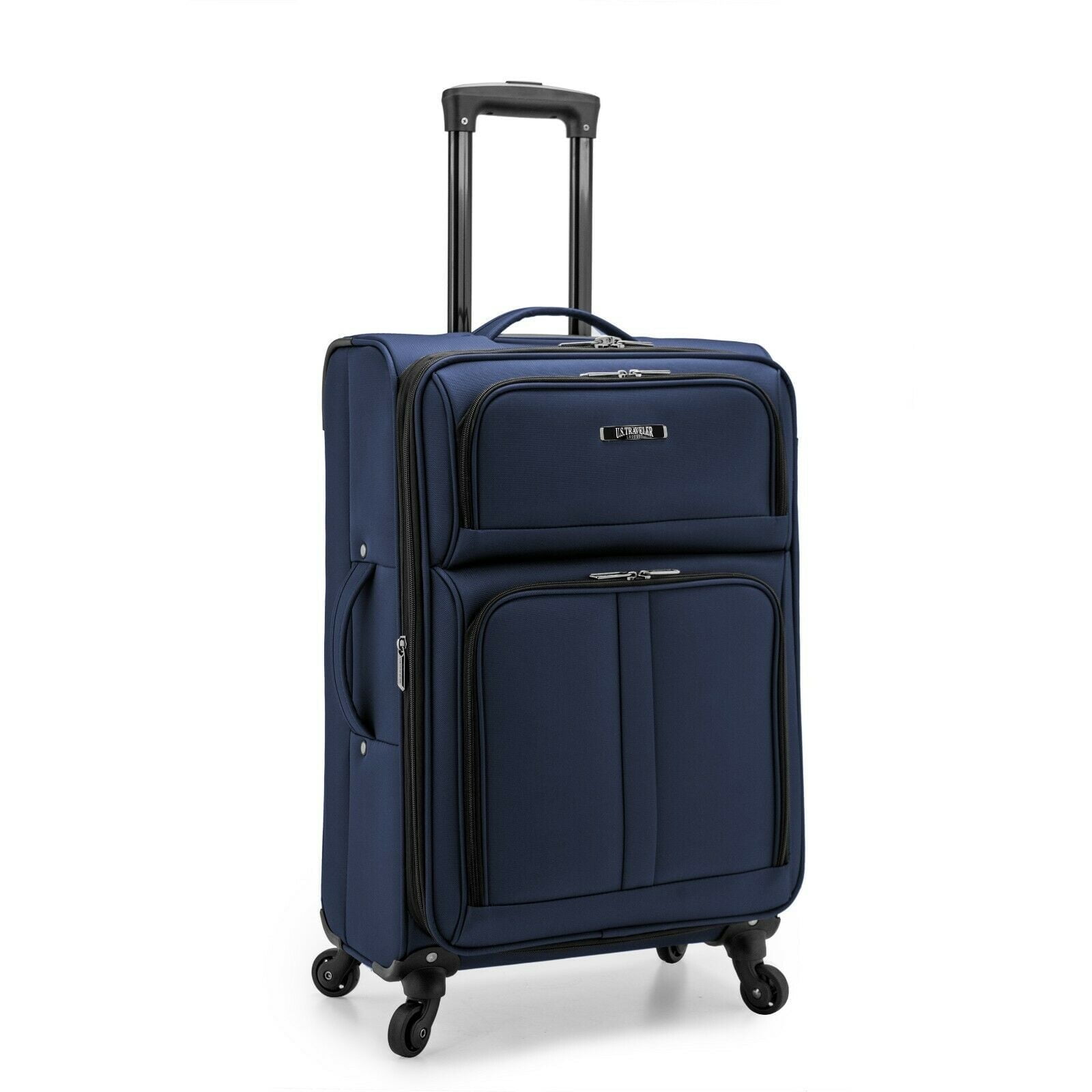 U.S. Traveler Anzio 26-Inch Medium Checked Suitcase, Expandable ...