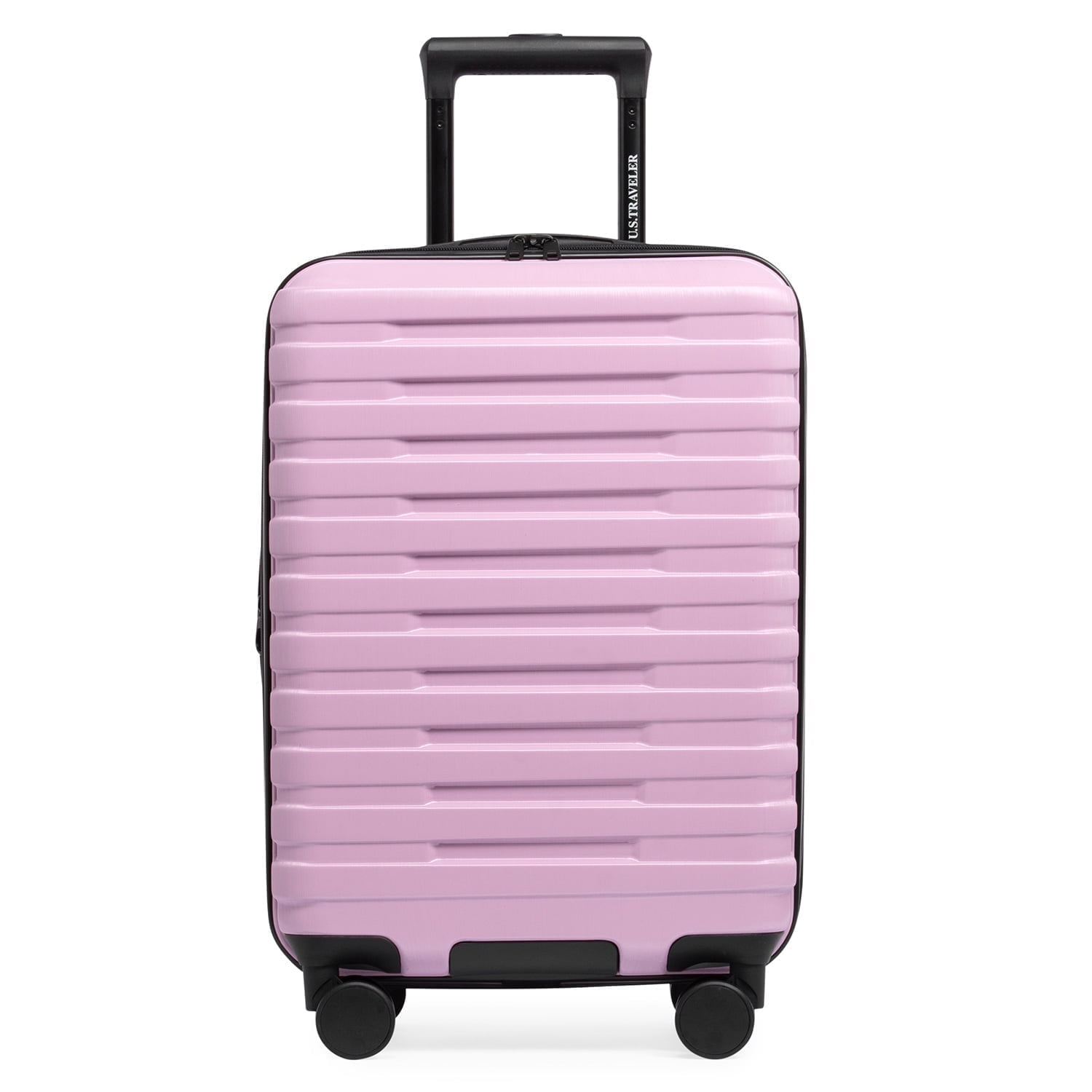 Hardside Shell Baggage: Lavender Carry-On Suitcase with Spinner Wheels ...