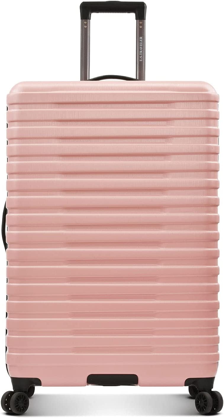 U.S. Traveler Boren Polycarbonate Hardside Rugged Travel Suitcase ...