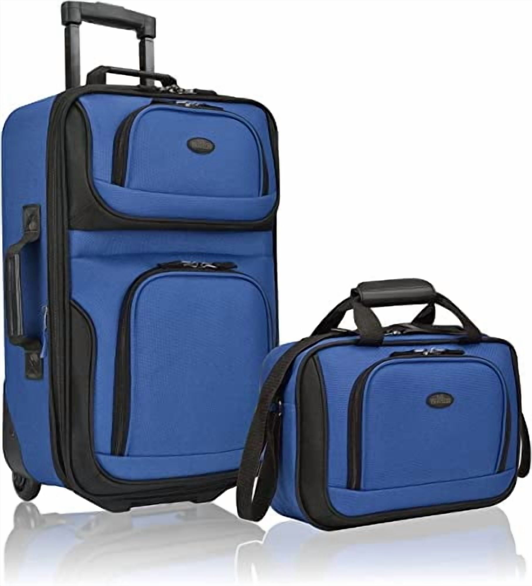 U.S. Traveler Rio 2-Piece Carry-on Luggage Set, Expandable, 2-Wheel ...