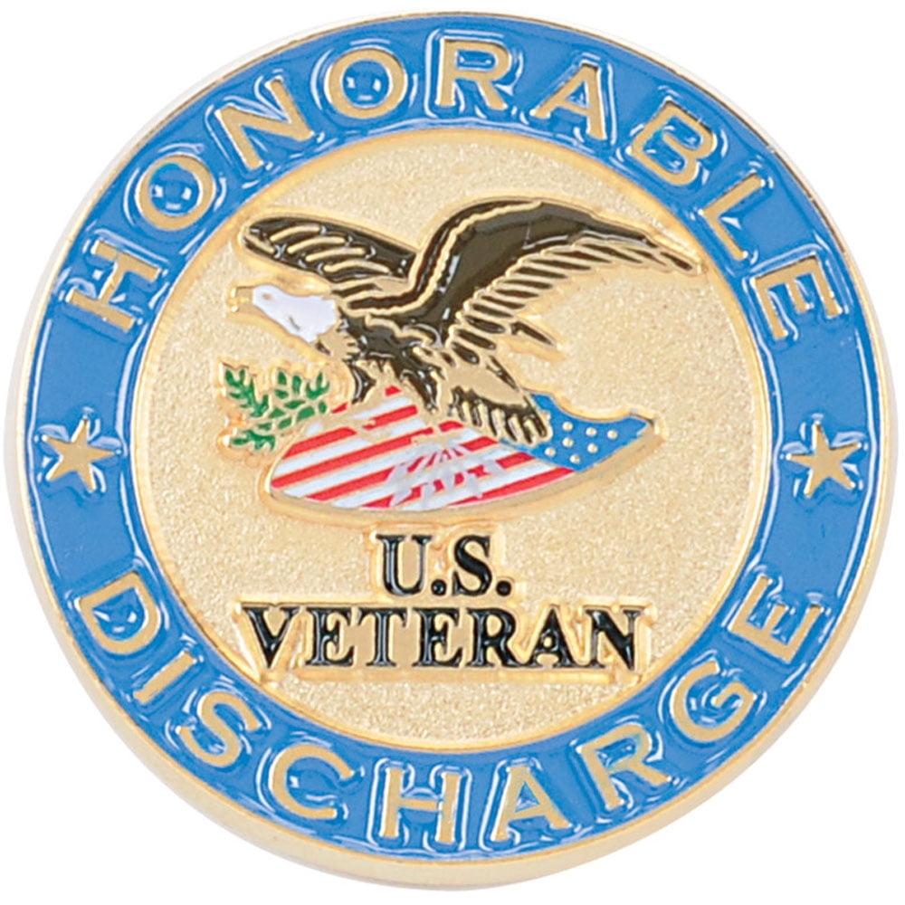 U.S. Veteran Honorable Discharge Metal Dress Pin - Walmart.com