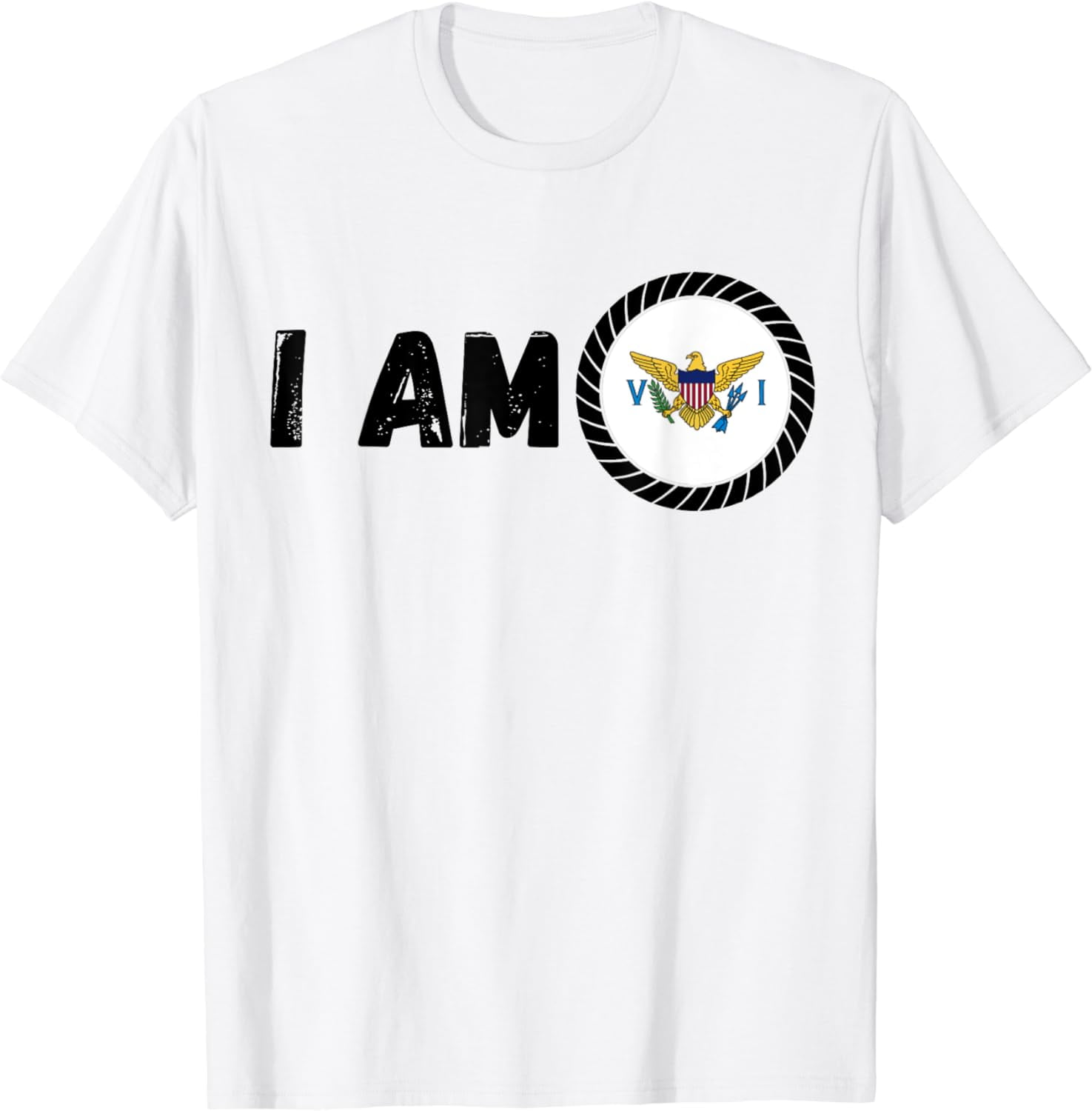 U.S. Virgin Islands Roots & Virgin Islander Heritage Flag T-Shirt ...
