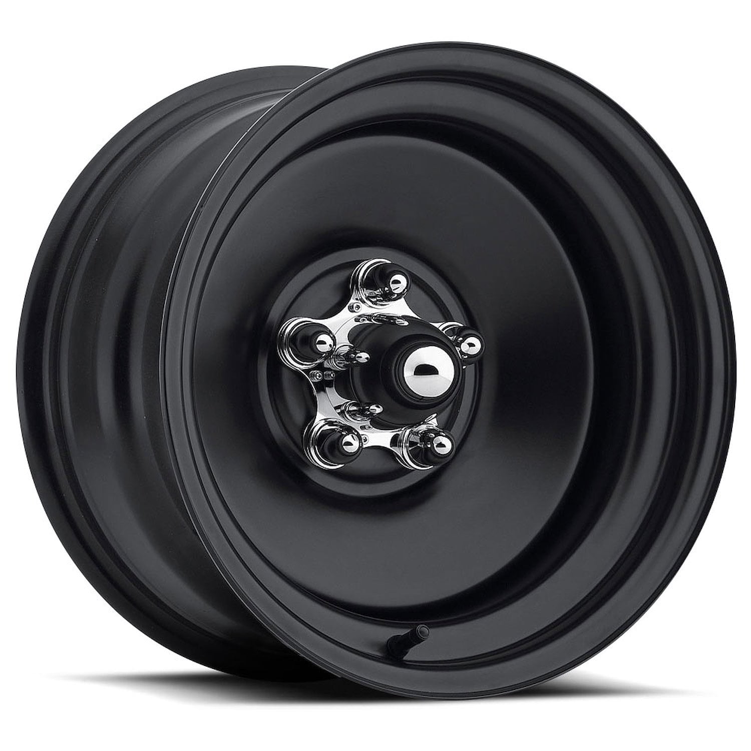 U.S. Wheel 68-8834 Matte Black Rat Rod Wheel (Series 68) Size: 17 x 8 ...