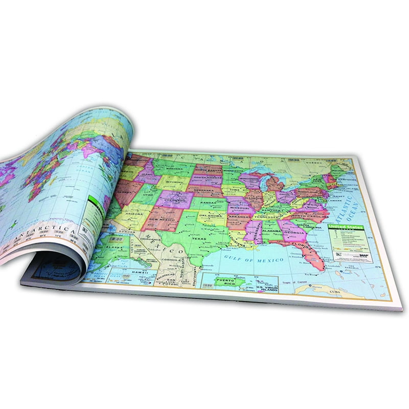 U.S. & World Combo Study Pad - Walmart.com