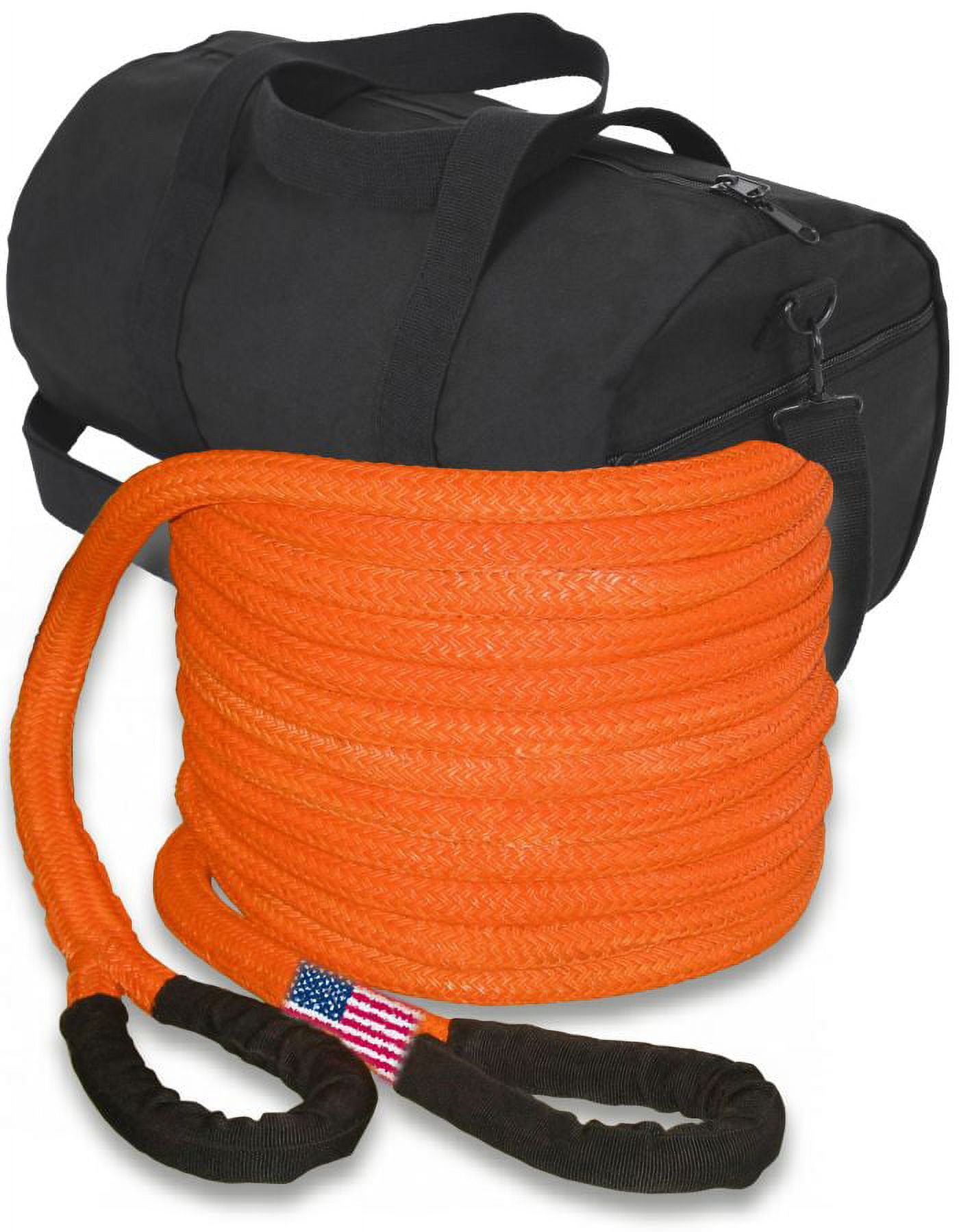 U.S. made 1 inch X 10 ft "Safety Orange" Safe-T-Line® Kinetic SNATCH ...