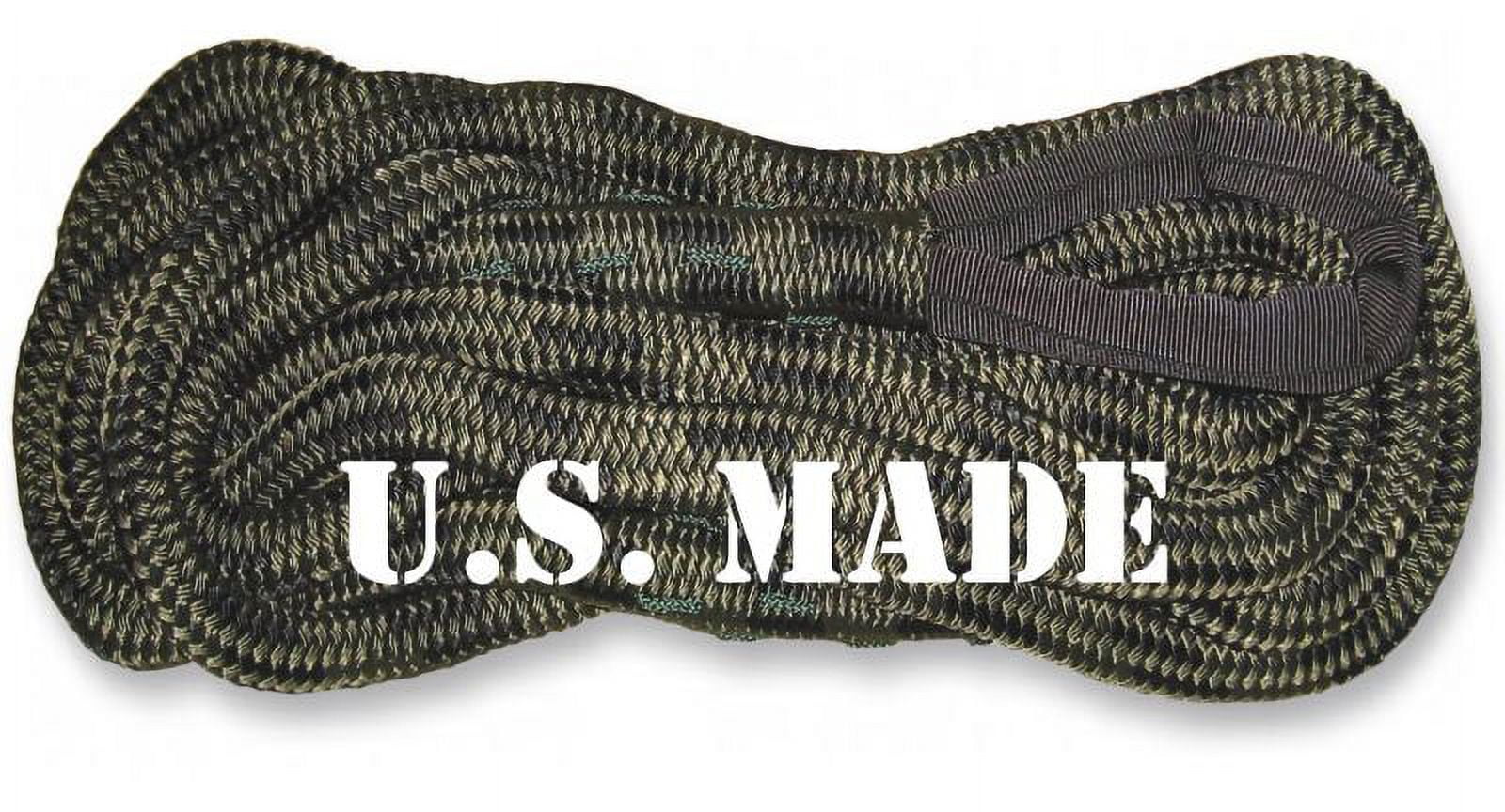 U.S. made 5/8 inch X 20 ft MILITARY OD GREEN Safe-T-Line® Kinetic ...