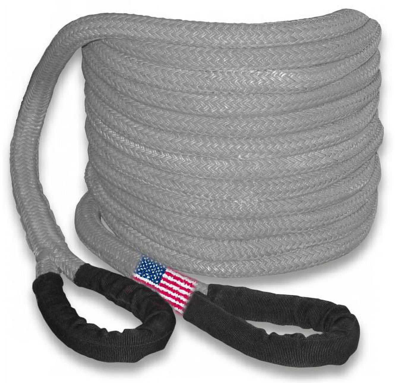 U.S. made "GUNMETAL GRAY" PolyGuard Coated Kinetic Recovery Snatch ROPE ...
