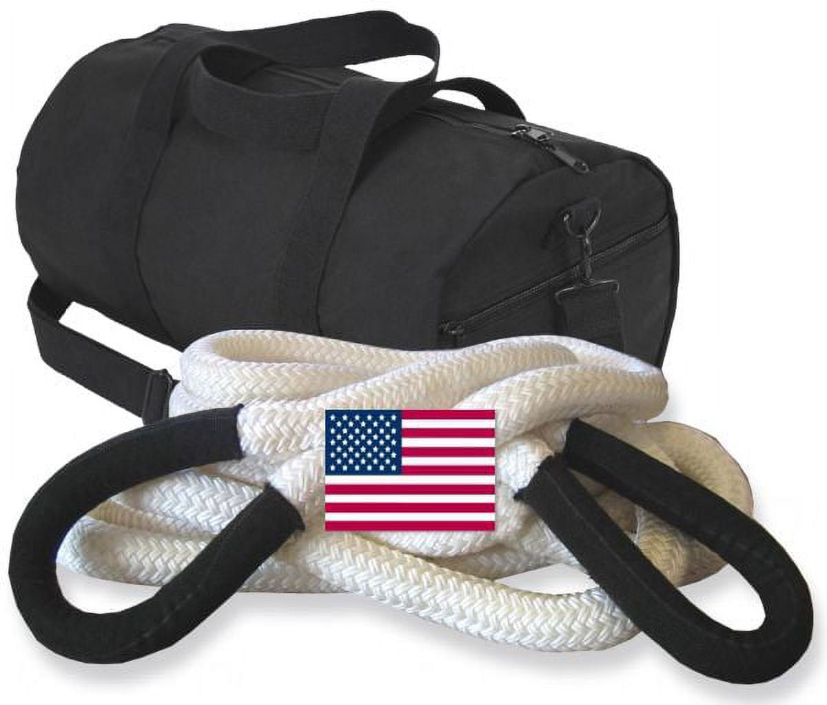 U.S. made KINETIC RECOVERY ROPE (Snatch Rope) - 1 inch X 30 ft ("The ...