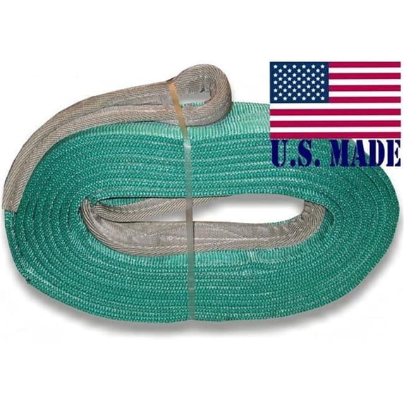 U.S. made MEGA RECOVERY STRAP 4 inch X 30 ft TWO-PLY (OFF-ROAD RECOVERY ...