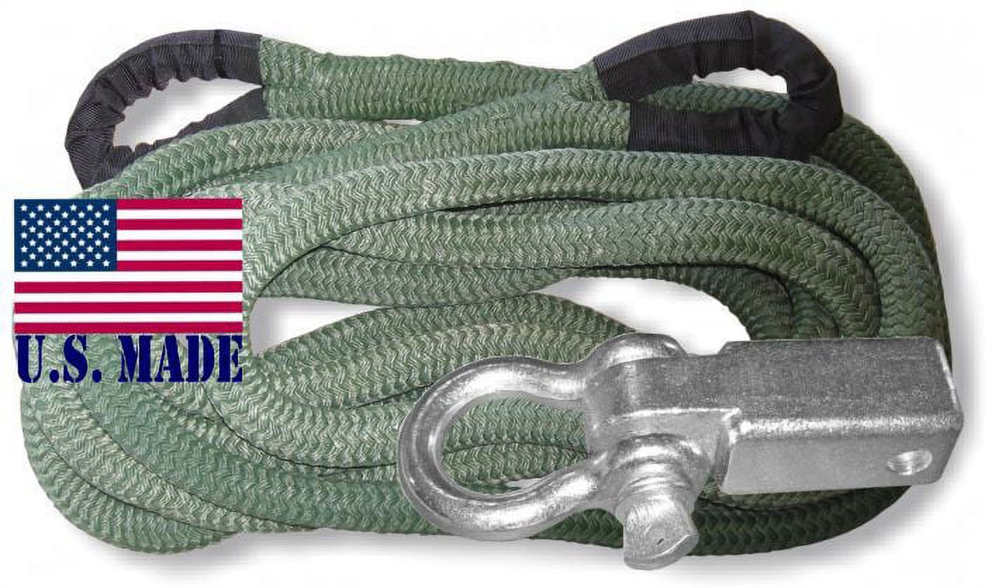U.S. made "MILITARY GREEN" PolyGuard Coated Kinetic Recovery Snatch ...