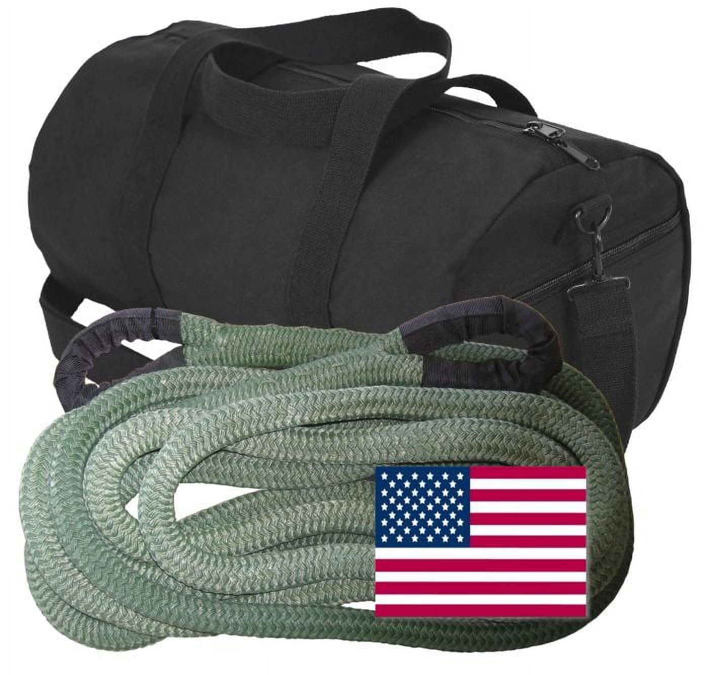 U.S. made OD GREEN PolyGuard Kinetic RECOVERY ROPE (Snatch Rope) - 5/8 ...