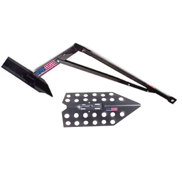 U.S. made PULL-PAL WINCH ANCHOR 6000 WITH DIMPLED SPADE & Heavy-Duty ...