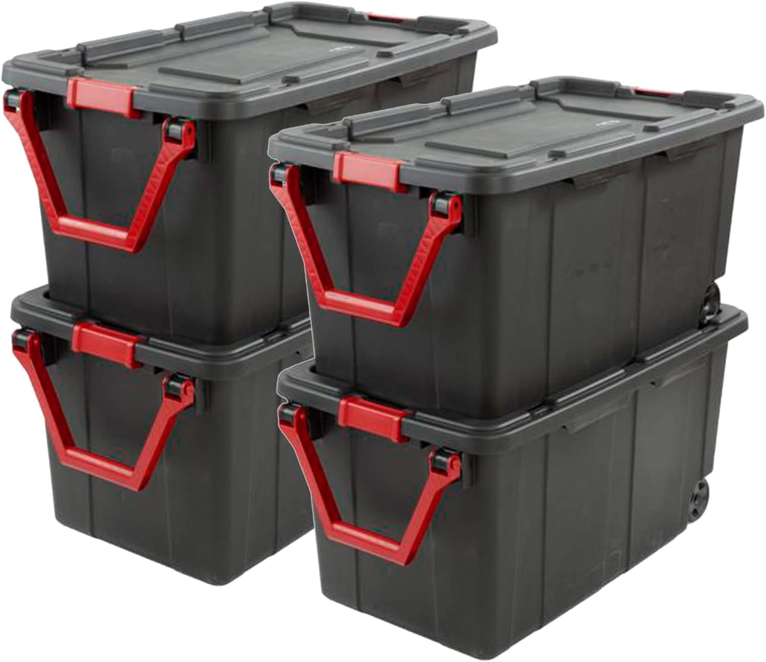 Customer reviews for U-SHARE 40 Gal Wheeled Industrial Tote, Stackable ...