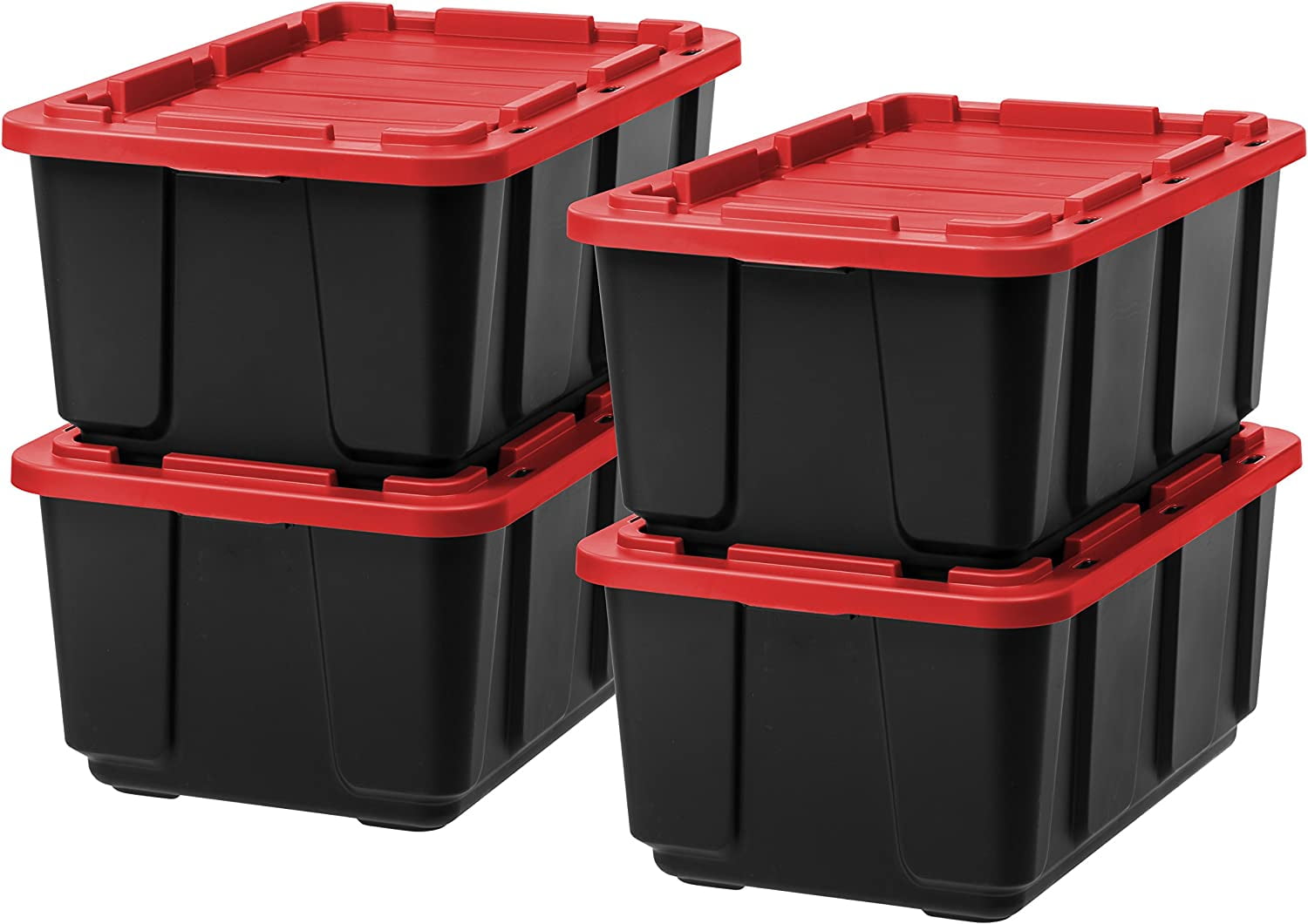 U-SHARE USA 27 Gallon Large Heavy-Duty Storage Plastic Bin Tote ...