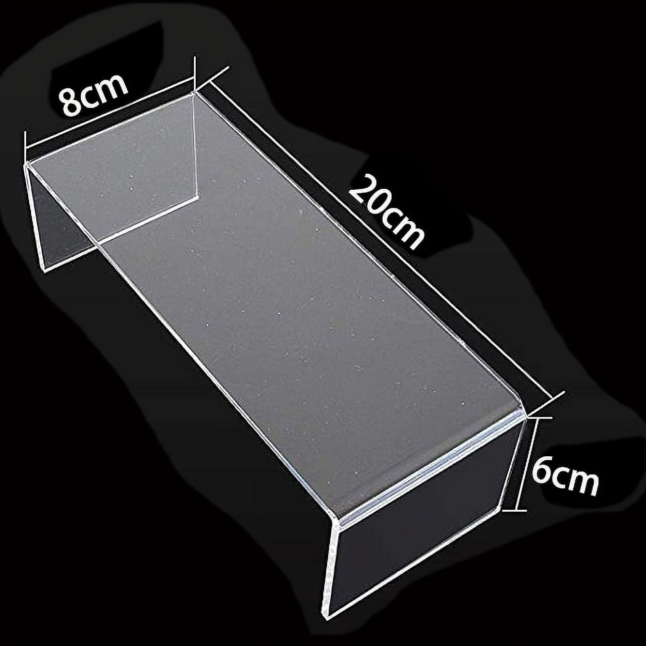 U Shape Acrylic Display Riser Stand, Clear Jewelry Display Riser Shelf ...