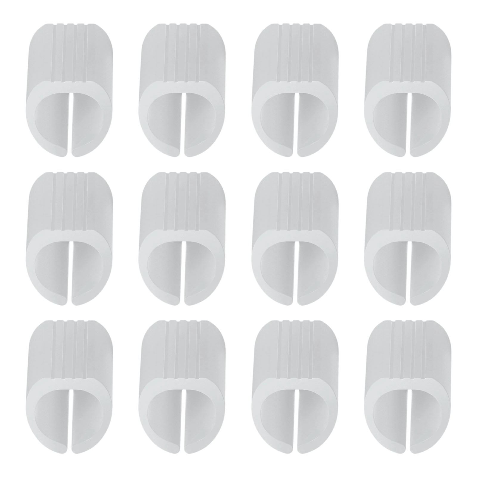 U Shape Chair Antislip Protectors 12Pcs Nonslip Plastic Floor Guards ...