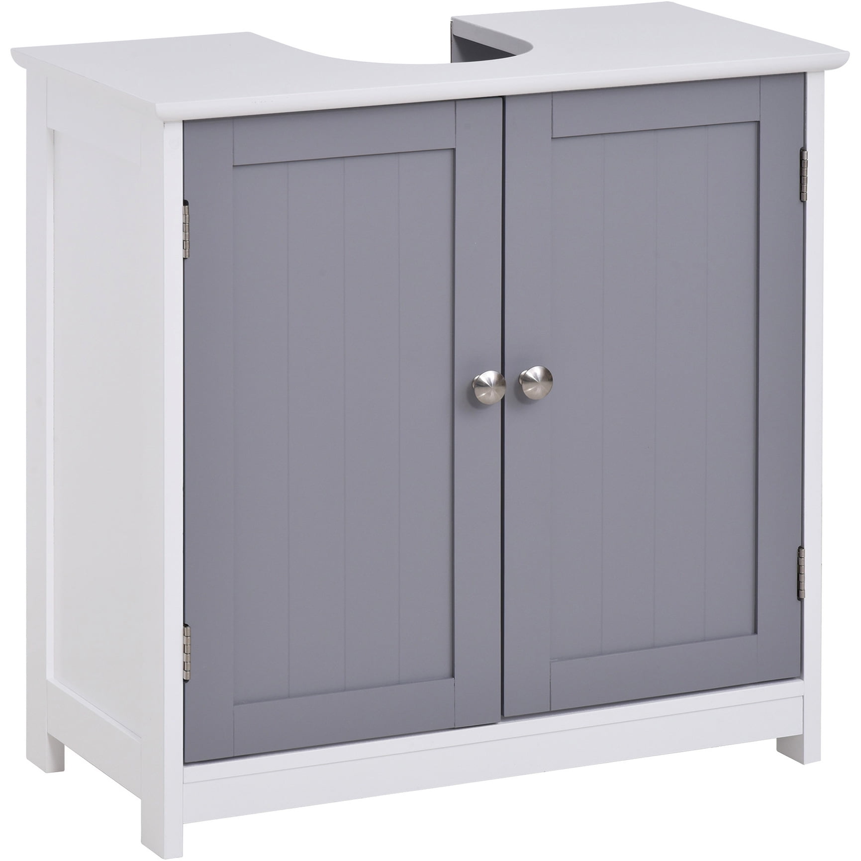 U-Shape Cut-Out, Double-Door Protection - Bathroom Vanity Base for ...